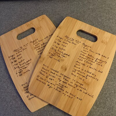 Recipe Magnet Handwritten Engraved Recipes, 5x7 Size - Etsy