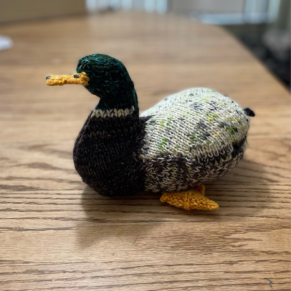 Mallard Duck Knitting Pattern - Etsy