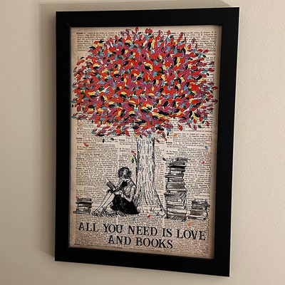 Book Lover Gift, so Many Books so Little Time Print, Gift for Book Worm ...