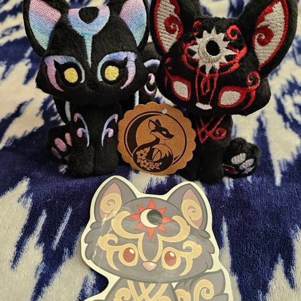 Wolves of Ragnarok - Fenris Plush - Littlefox's Toebeans - Norse Viking ...