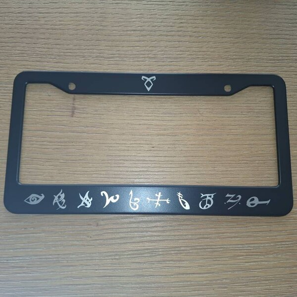 Custom Laser Engraved License Plate Covers | Frames - Etsy