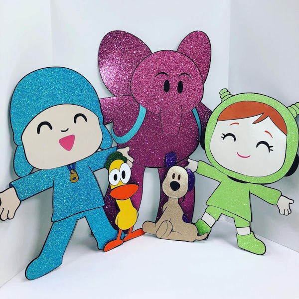 Pocoyo and Friends SVG Vector Clipart Set - Etsy