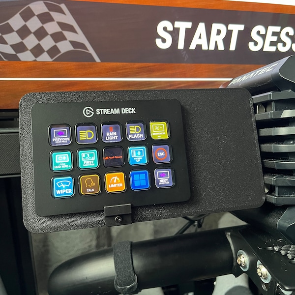 Extended Streamdeck Mount for FANATEC DD CSL - Cable Management - Etsy UK