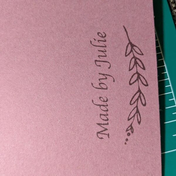 Support Small Business Thank You Stamp, Business Card Stamp Custom ...