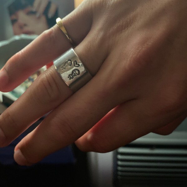 Song Lyrics Bracelet / Custom and Personalized Cuff Bracelet / Hand ...