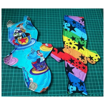 GEO Fin Cloth Pad Pattern 4 Lengths Bundle 2.5 Snapped Width - Etsy