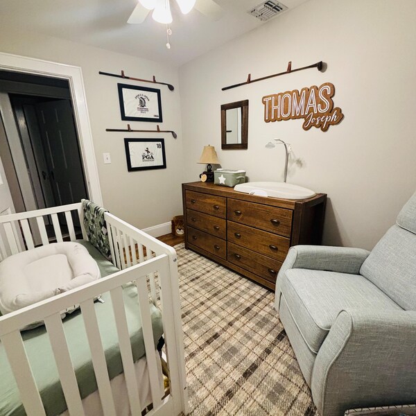 Large Wood Name Sign, Nursery Name Sign, Girl Name Sign, Above Crib ...