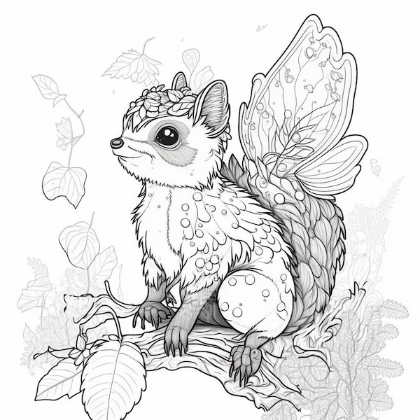 120 Fantasy Creatures Coloring Pages | Printable Coloring Book ...