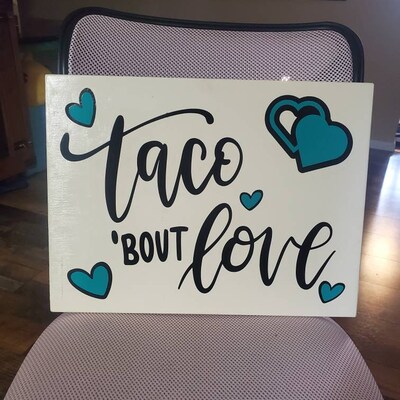 Valentine's Let's Taco 'bout Love SVG Cut File for Cricut - Etsy