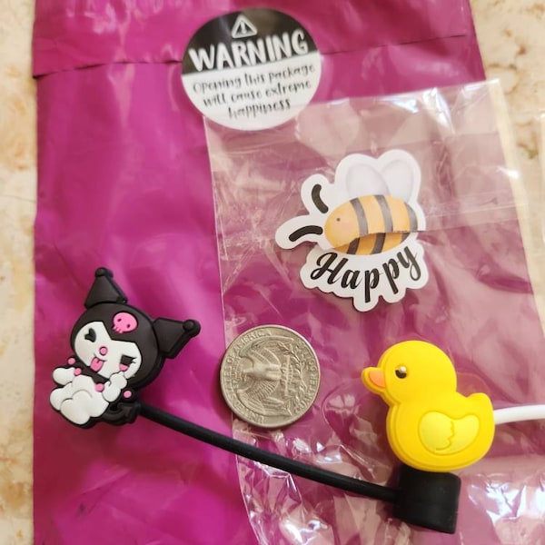 Rubber Duck Straw Topper - Etsy