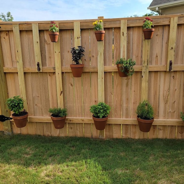 Clay Pot Hangers: DIY Vertical Garden Hanging System for 4-10” Flower ...