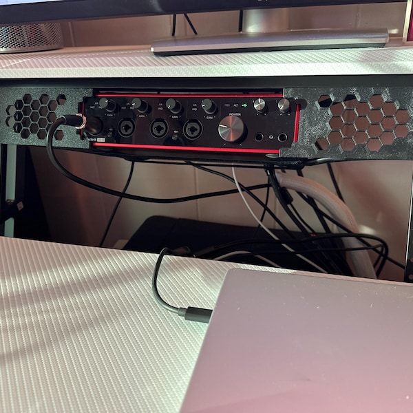 Rack Mount Kit for Focusrite Scarlett 8i6 3rd Gen 19 1.5U PETG Brackets ...