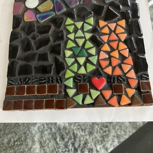 Handcrafted Cat Mosaic DIY Craft Kit, Moonlight Meow, Multiple Cat ...