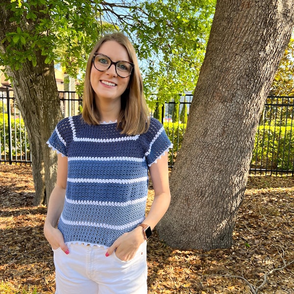 Amber Top Crochet Pattern (digital Download Only - PDF Only) | Crochet ...