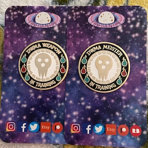 DWMA Weapon and Meister in Training Enamel Pins Soul Eater - Etsy