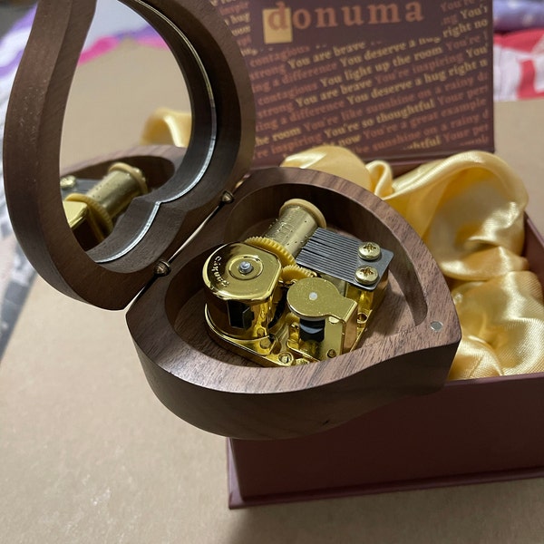 Custom Melody Music Box / Personalized Music Box With a Custom Metal ...