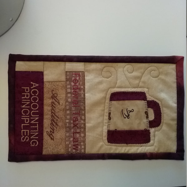 Tea and Books Mug Rug Pattern - Etsy