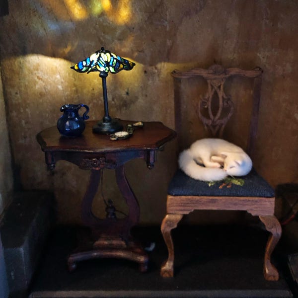 Miniature Double Globe Lamp, Vintage Style Double Sphere/double Lighted ...