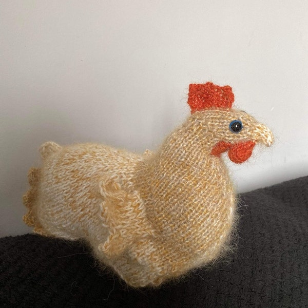 KNITTING PATTERN - Hen - Etsy