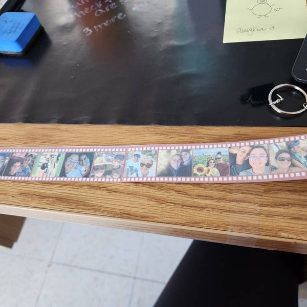 Film Canister Keychain Sublimation Design, Filmstrip Key Chain Template ...