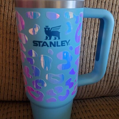 Stanley 40oz Quencher Vinyl Wrap Decal Leopard Stanley Tumbler Wrap ...