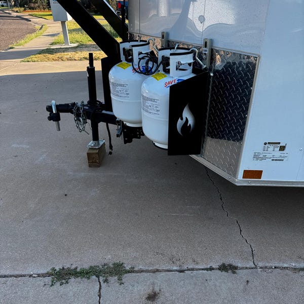 5 Lb Propane Tank Cylinder Mount, Cradle for Camping, Overlanding, off ...