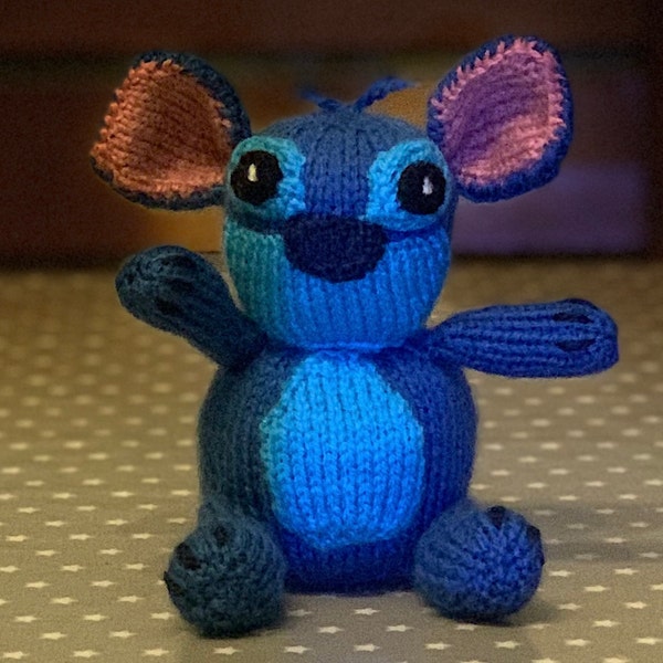 KNITTING PATTERN - Blue Alien Inspired Choc Orange Cover / 15 Cms Toy ...