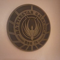 Battlestar Galactica Logo Sign Prop - Etsy Canada