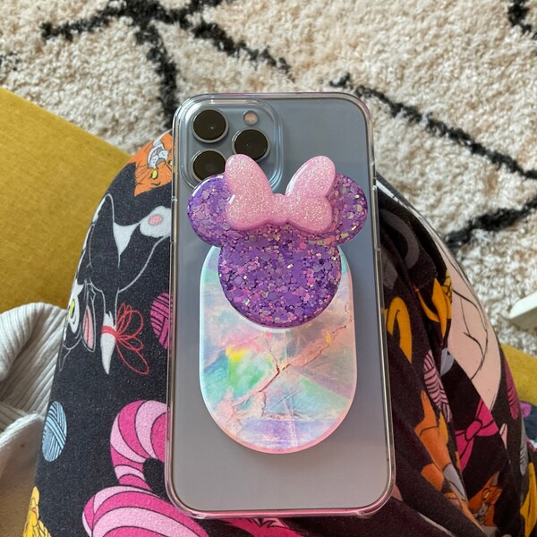Rapunzel Popsocket, Pink Purple Tangled Popsockets, Retractable Badge ...