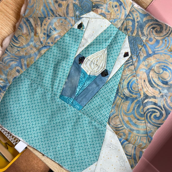 Puffin FPP Quilt Pattern, Foundation Paper Piecing Pattern, Sea Parrot ...