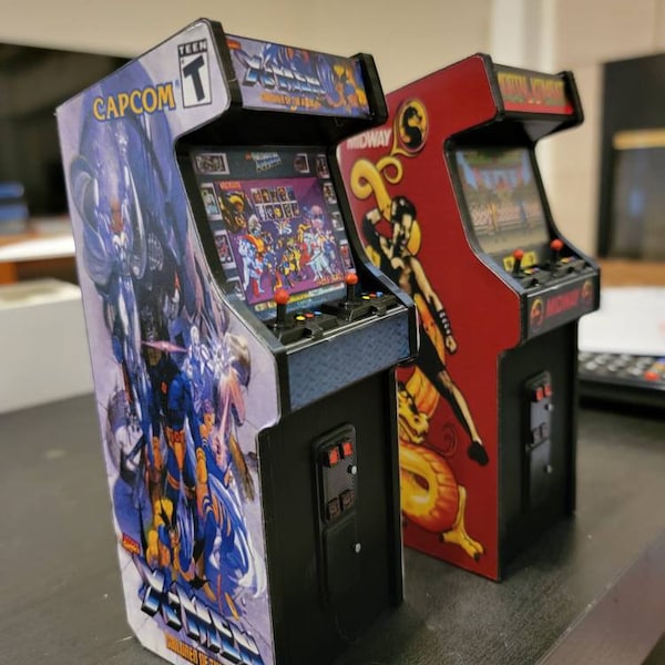 Mini Arcades 1/12 Scale (fighting) - Etsy