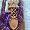 Celebratory Welsh Love Spoon Wooden Lovespoon Engraved - Wedding Love ...