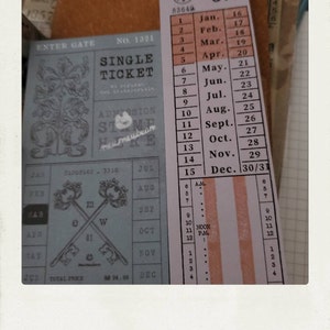 Assorted Vintage Tickets Paper Pad B Vintage Bus Transit - Etsy