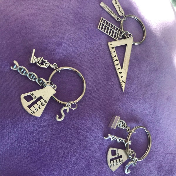 DNA Keychain, Microscope Keychain, Science Keychain, DNA Gifts ...