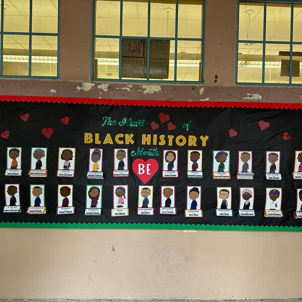 Black History Month Bulletin Board - SEL - Interactive - Etsy