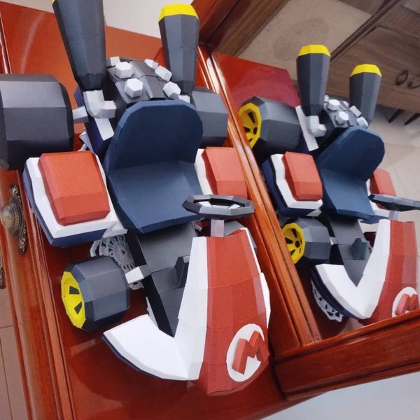 Mario Papercraft 3D, Pepakura Pdf Template Low Polygonal Paper ...