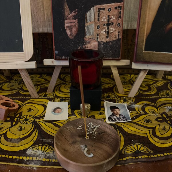 Black Walnut Solid Wood Line Incense Incense Holder, Handmade Tea ...