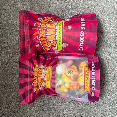 Refreshing Choos Strawberry Exploded Sweets Freeze Dried Candy UK - Etsy UK