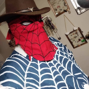 Spider-man Cowboy Mask - Etsy