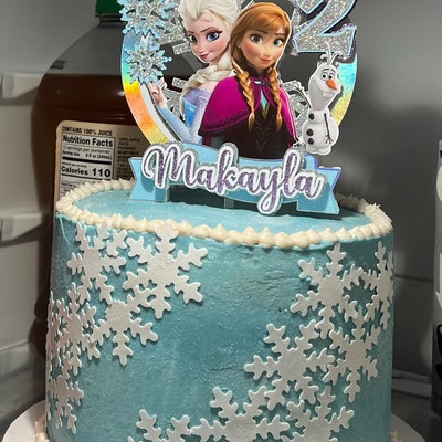 Frozen Cake Topper / Frozen Party / Ana & Elsa - Etsy