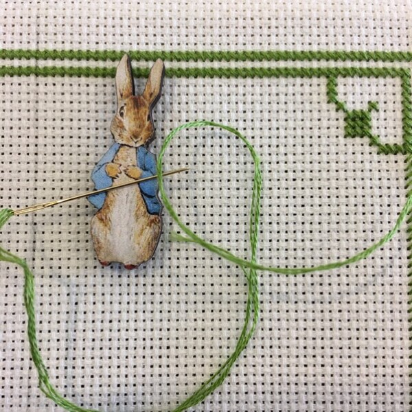 Standing Tall Peter Rabbit Needle Minders by the Cottage Needle Cross ...