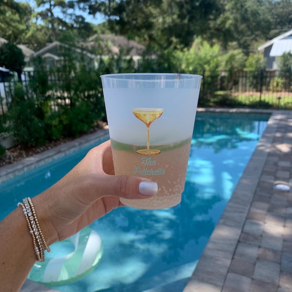 PERSONALIZED Summer Party Cups | La Dolce Vita Party | Personalized ...