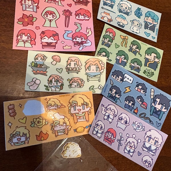 Apothecary Diaries: Maomao and Jinshi Chibi Sticker Sheets - Etsy