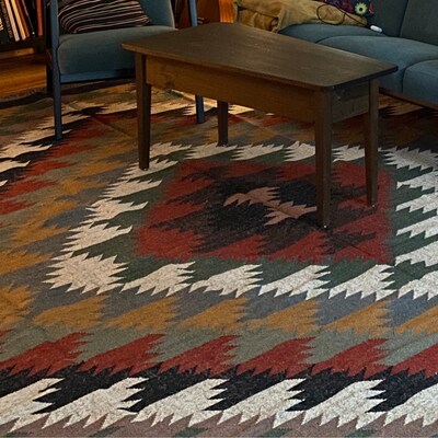 6x9, 7x10, 8x10, 9x12, 12x12, Ft Wool Rug, Kilim Rug , Eco Friendly ...