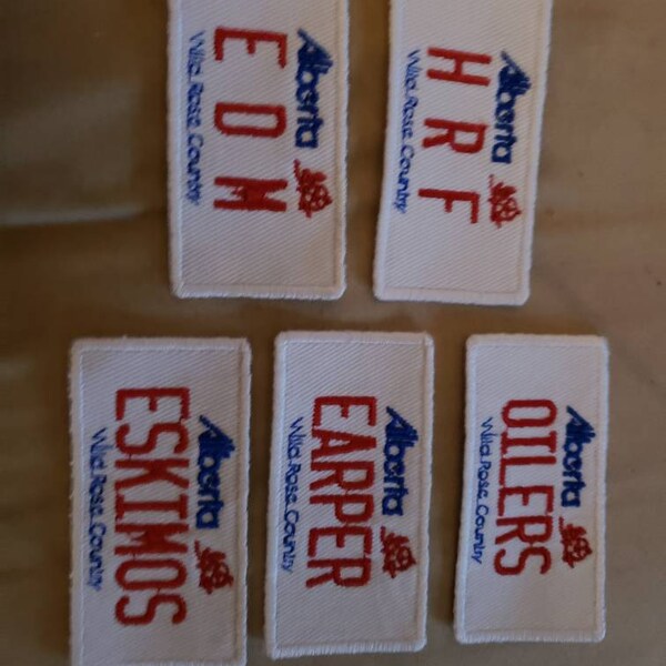 Personalized Alberta License Plate Patch - Etsy