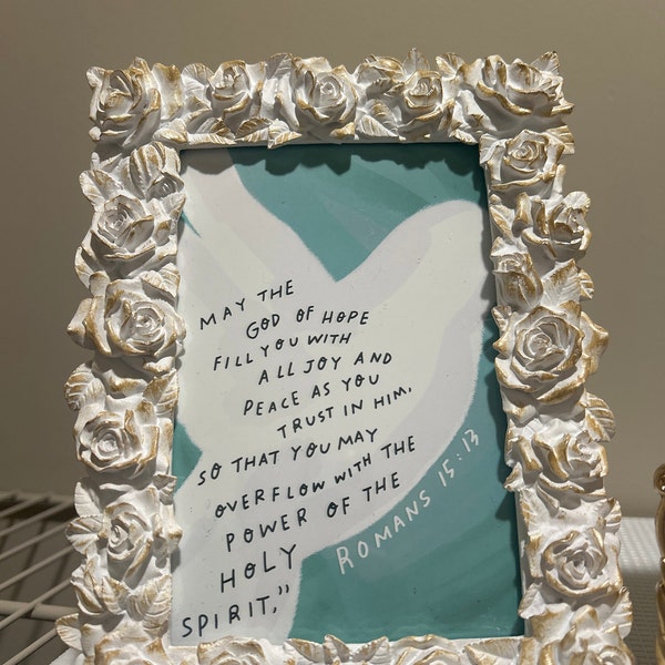 Romans 15:13 May the God of Hope Fill You With All Joy and Peace Bible ...