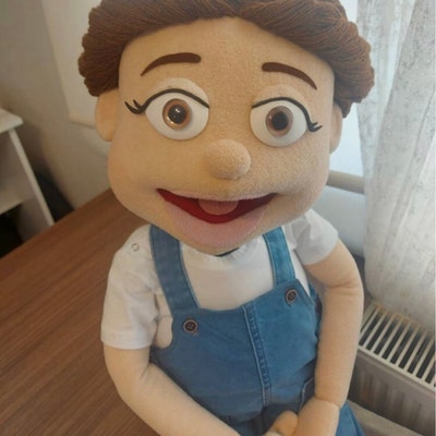 Cute GIRL PUPPET CUSTOM Professional Hand Rod Puppet Full - Etsy