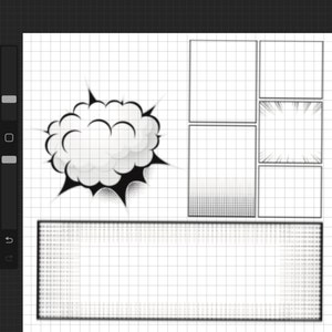 100 Procreate Comic Storyboard Template Builder Procreate Comic Pop Art ...