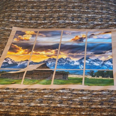 National Parks Fabric Poster Panel PD13299 Great Smoky Mountains Riley ...