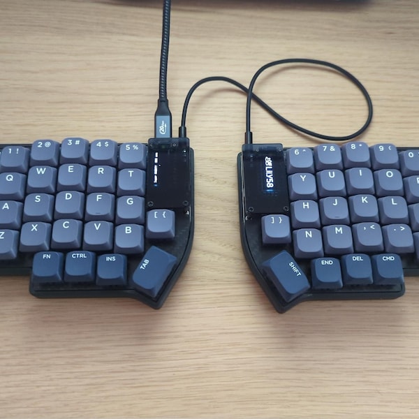 Ready to Use Lily58 Pro Split Keyboard With Pre-assembled MX Keycap, MX ...